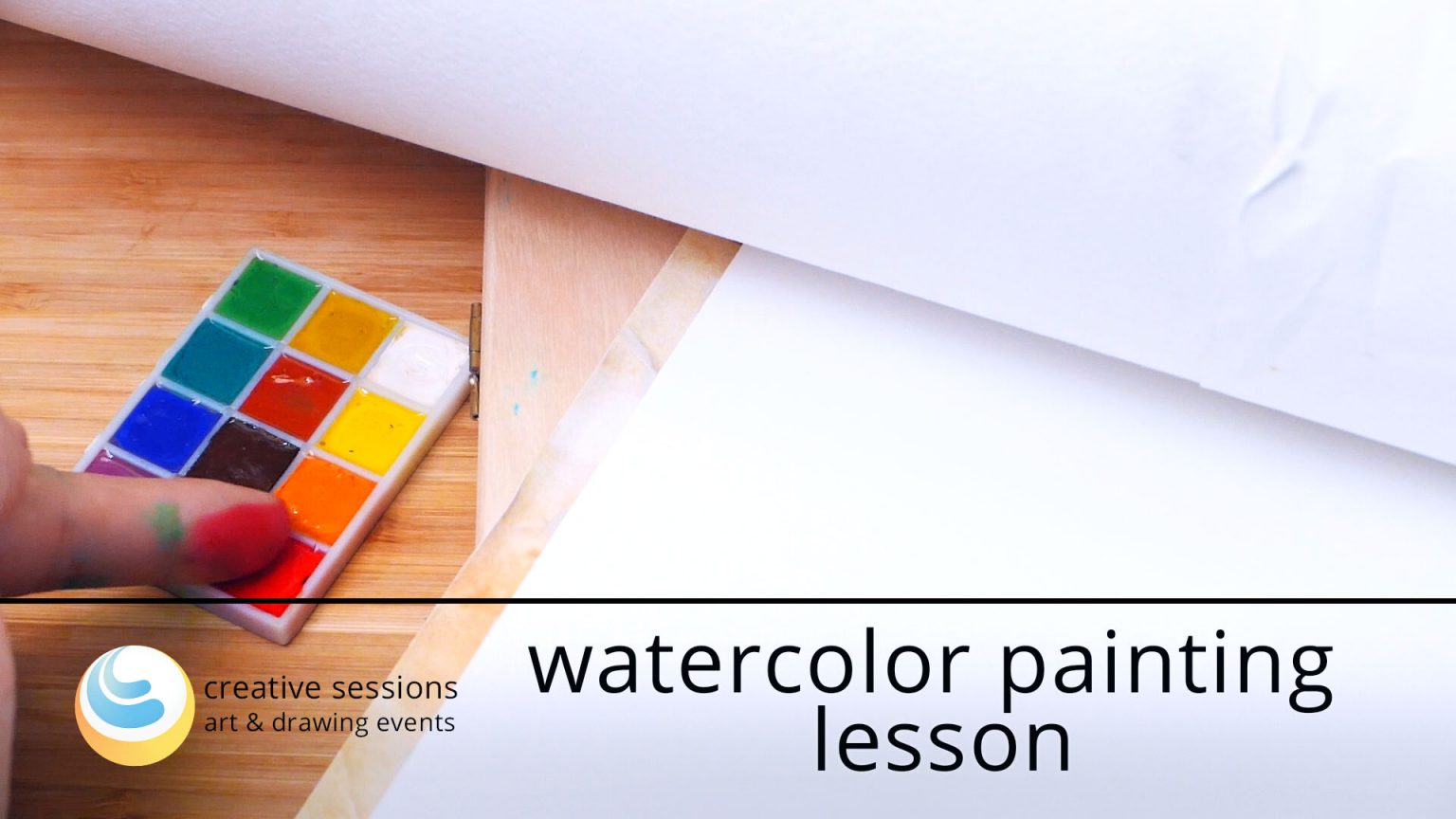 Watercolor Painting Lesson - Online, Free, Part 3 | Creative Sessions